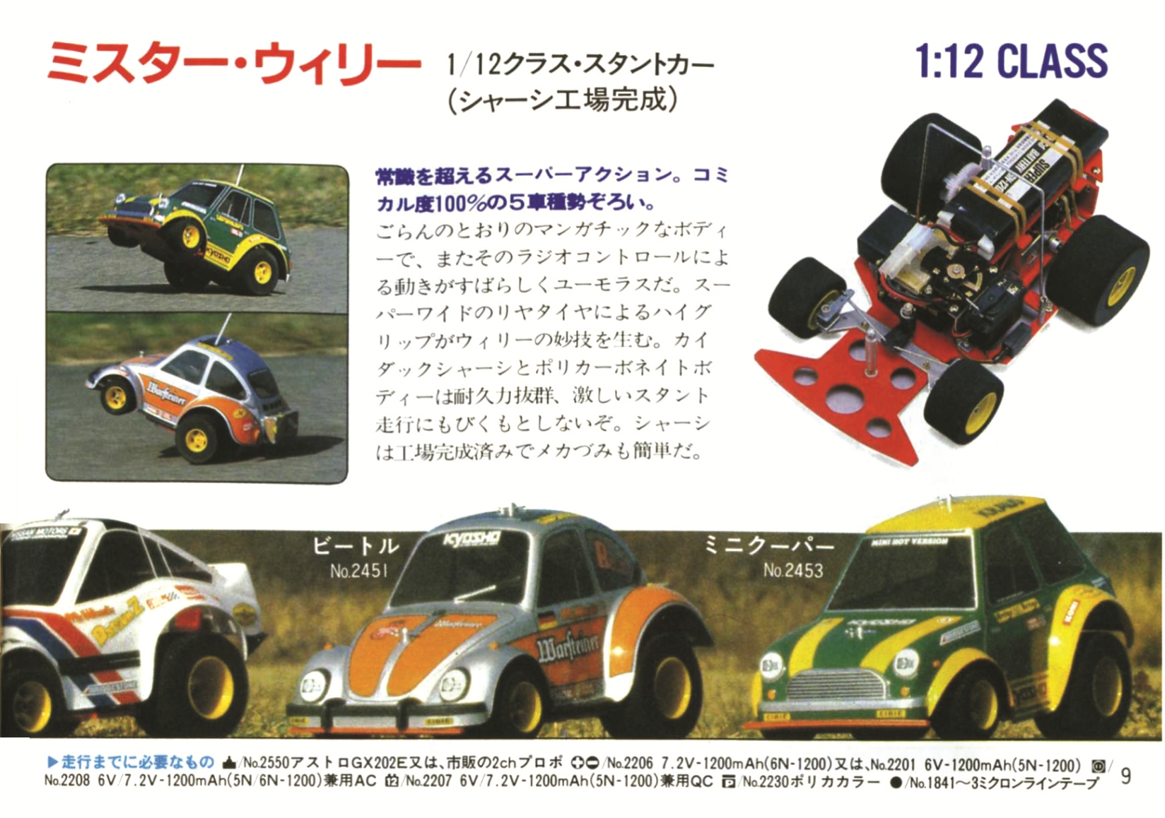Rétro Modélisme • 1982 Kyosho Mini Catalog (Japanese) Catalogue