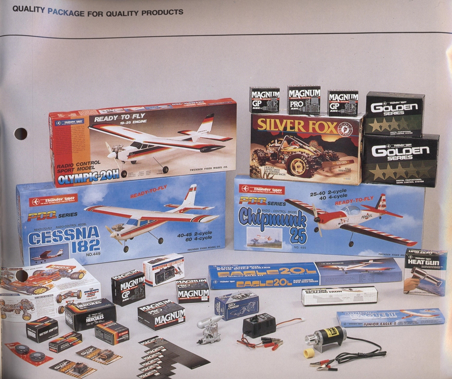 Rétro Modélisme • Thunder Tiger Silver Fox - Jaguar - Challenger ...