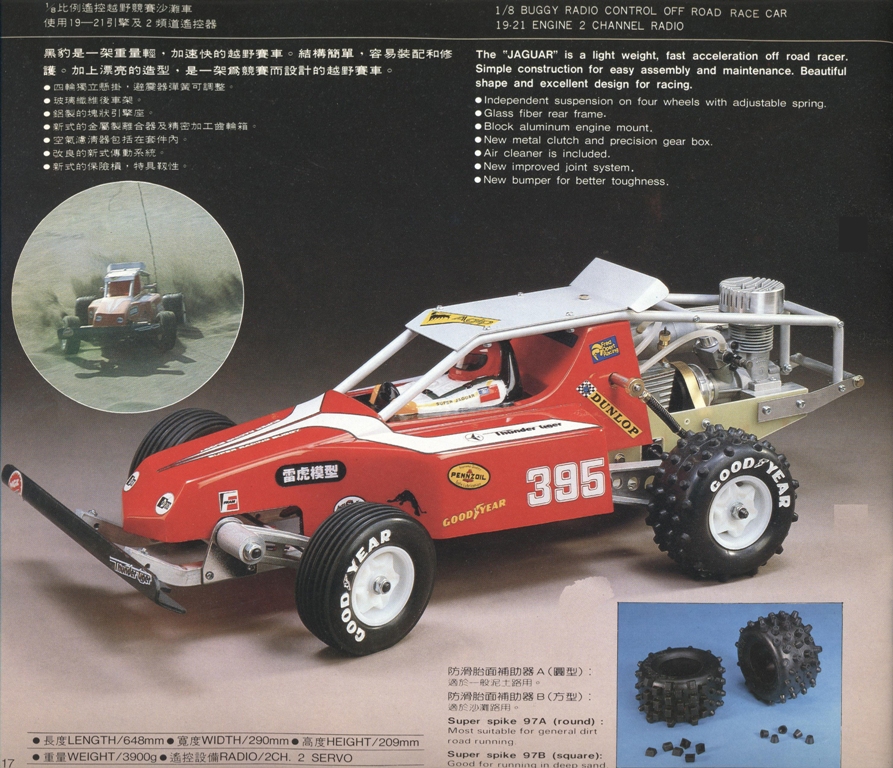 Rétro Modélisme • Thunder Tiger Silver Fox - Jaguar - Challenger ...