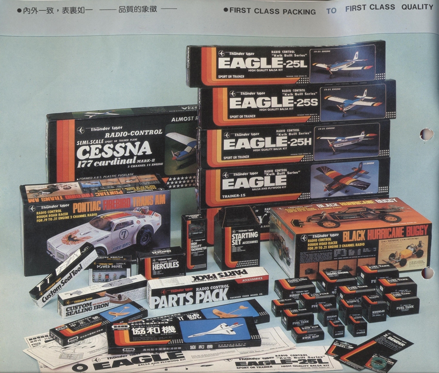 Rétro Modélisme • Thunder Tiger Silver Fox - Jaguar - Challenger ...