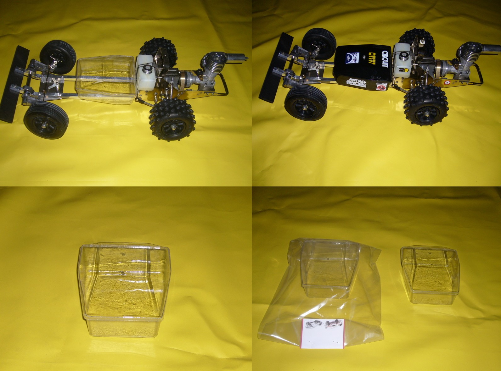 Rétro Modélisme • Body Kit & RC Box for Kyosho / Graupner BAJA BODY ...